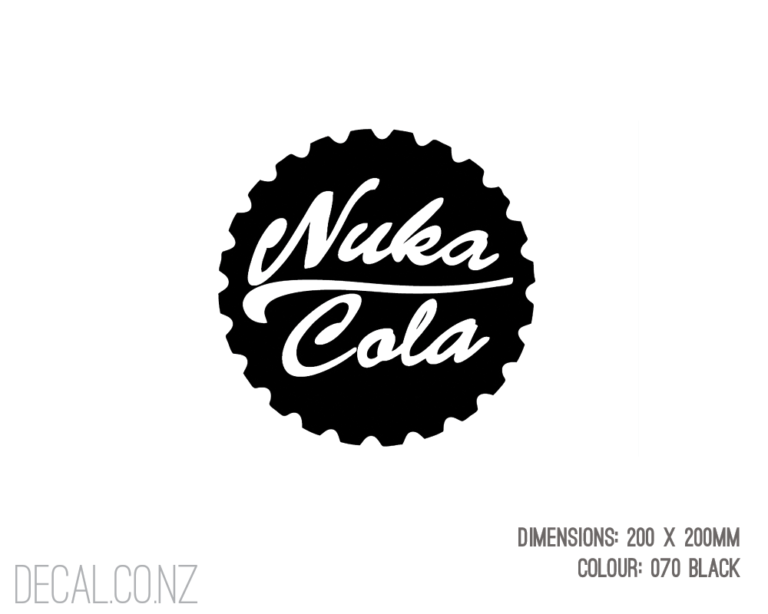 Fallout Nuka Cola - Decal.co.nz